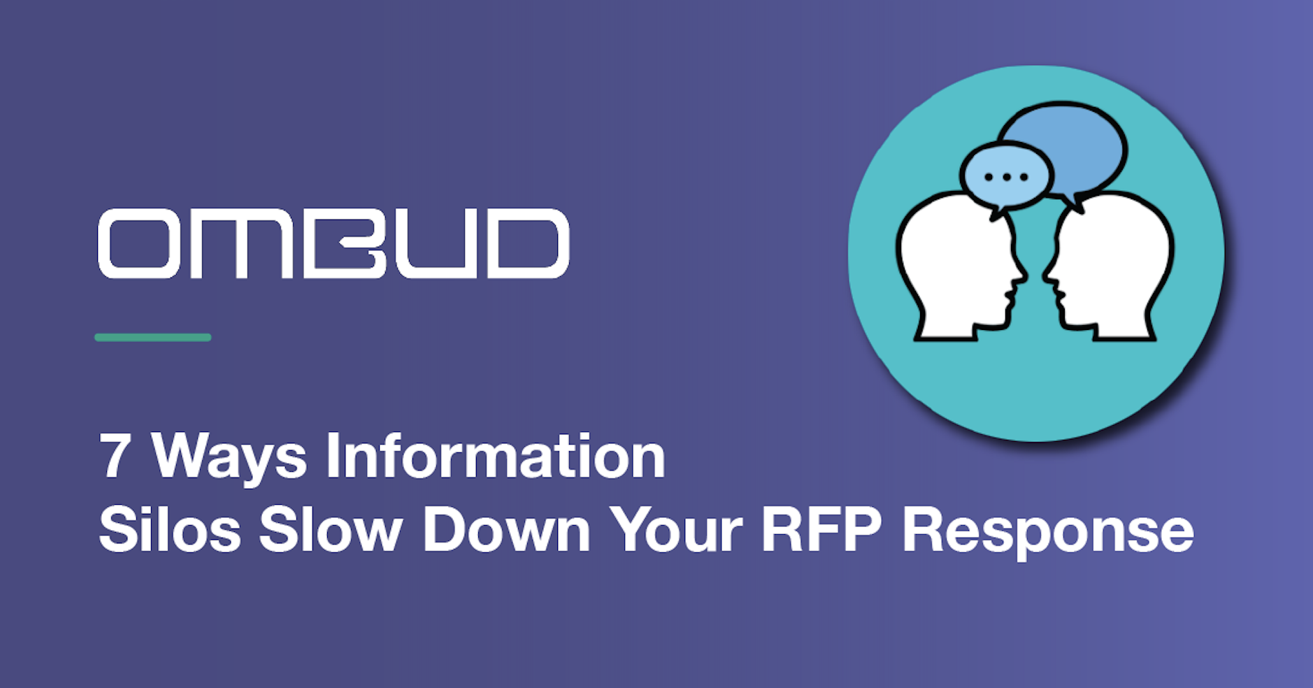 7 Ways Information Silos Slow Down Your RFP Response | The OmBlog